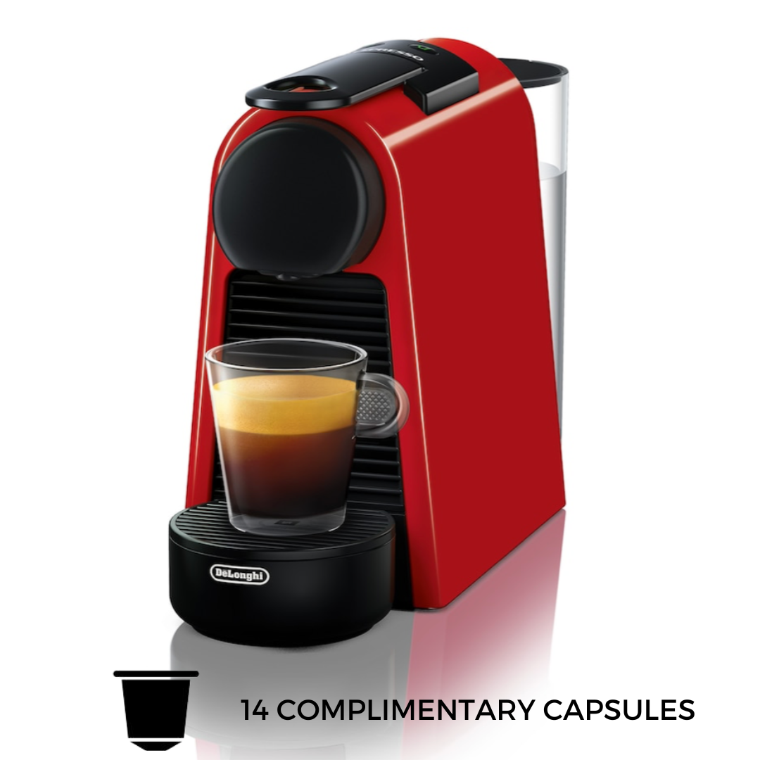 Nespresso Essenza Mini , Red , Delonghi – Pods Of The World